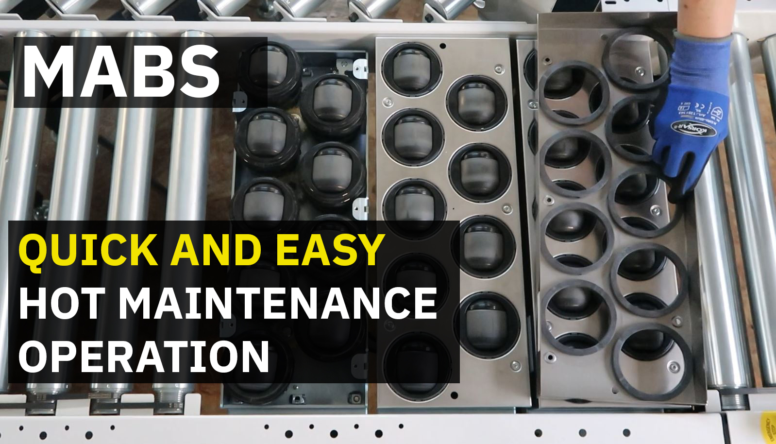 MABS - Hot maintenance operation . Replacement of transfer ball units ...